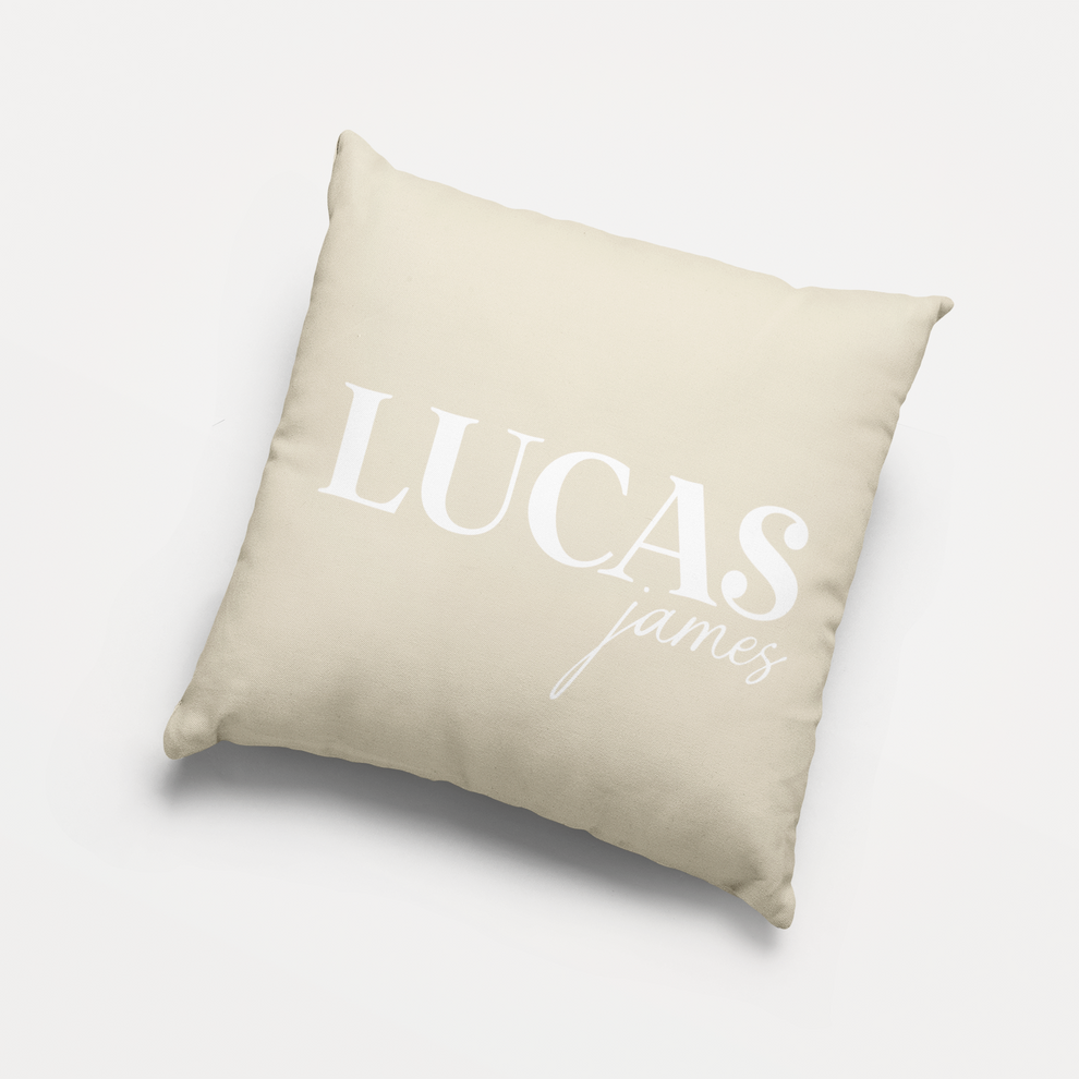 Double Name Pillow – NOM The Label
